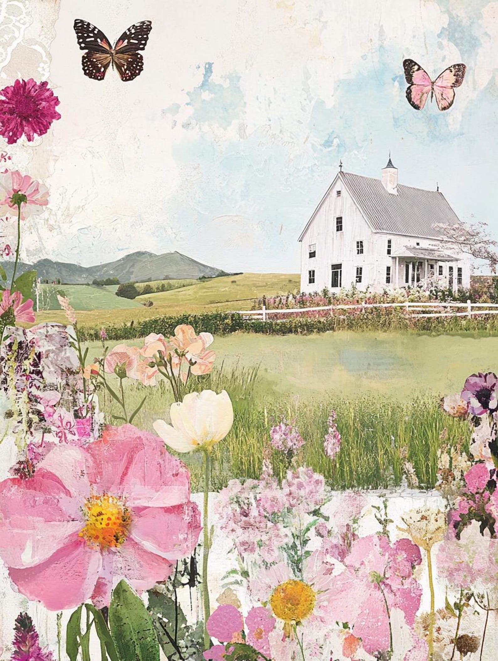 Farm Life Digital Paper | Junk Journal, Scrapbook (PNG Files) - Etsy