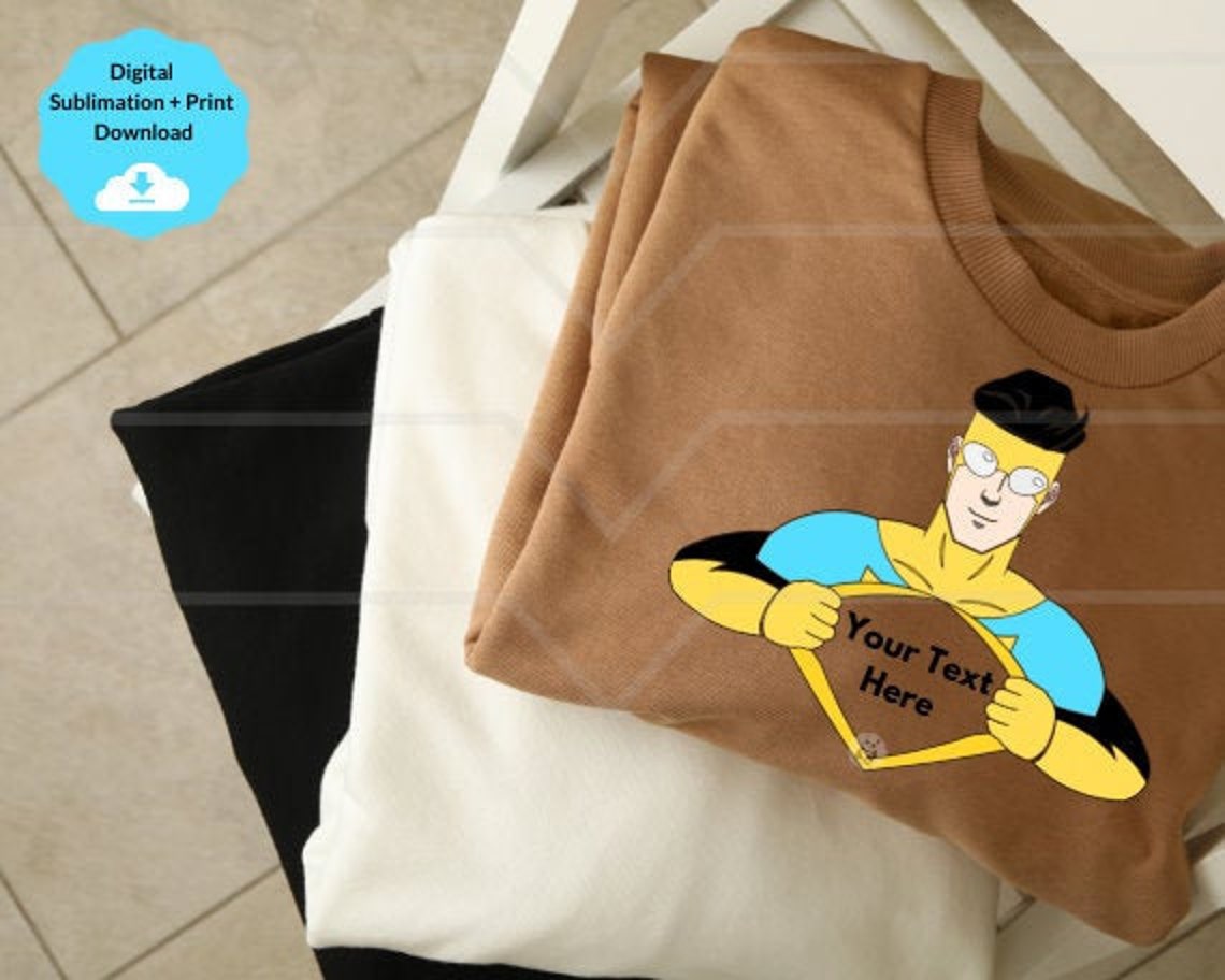 Invincible Open Chest Digital Art DTG DTF Sublimation Ready - Etsy