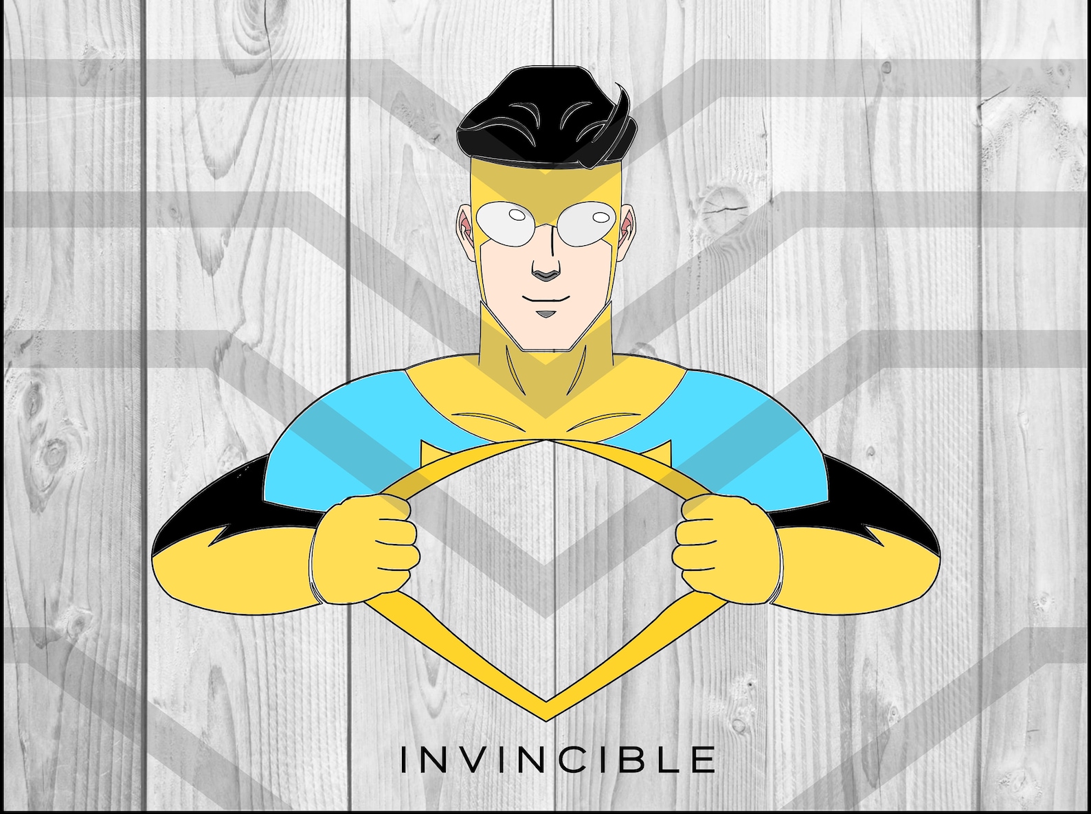 Invincible Open Chest Digital Art | DTG | DTF | Sublimation Ready - Etsy