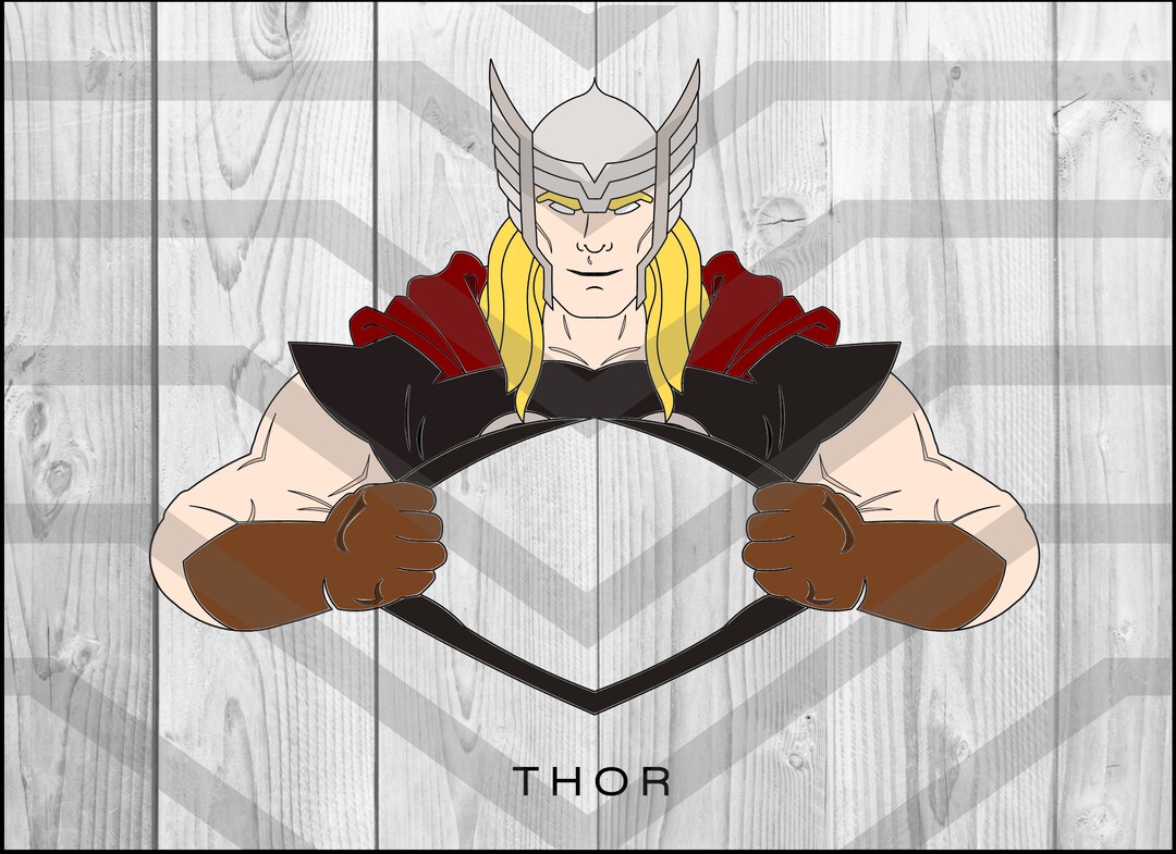 Thor Open Chest SVG & PNG - Etsy