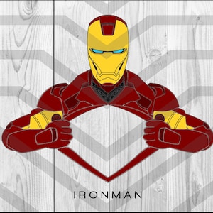 Ironman Open Chest SVG & PNG - Etsy