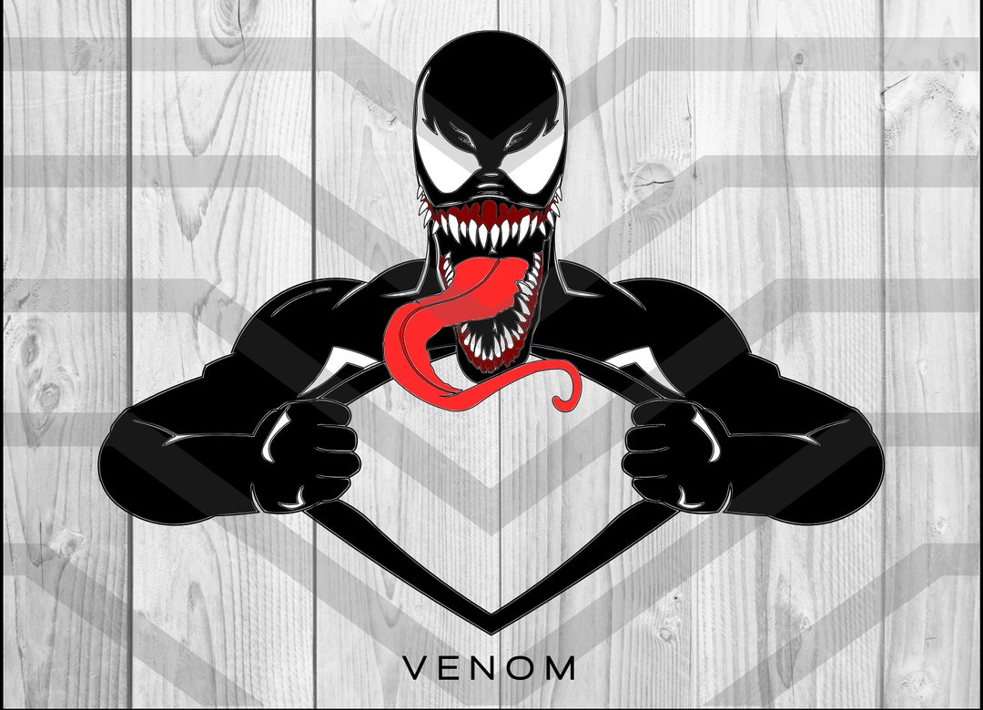 Venom Open Chest PNG + SVG - Etsy