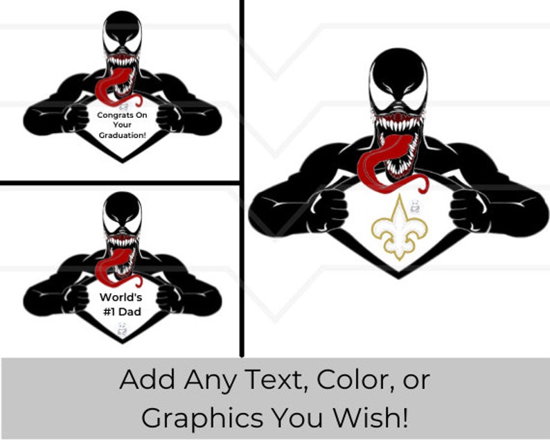 Venom Open Chest PNG + SVG - Etsy Hong Kong