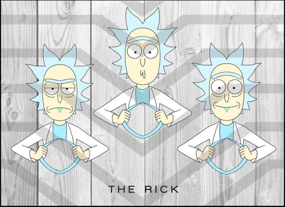 Rick Open Chest SVG & PNG - Etsy