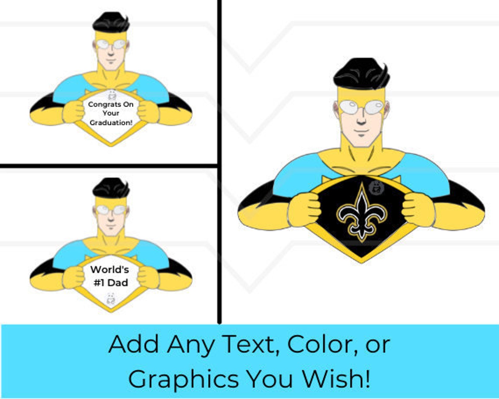 Invincible Open Chest Digital Art | DTG | DTF | Sublimation Ready - Etsy