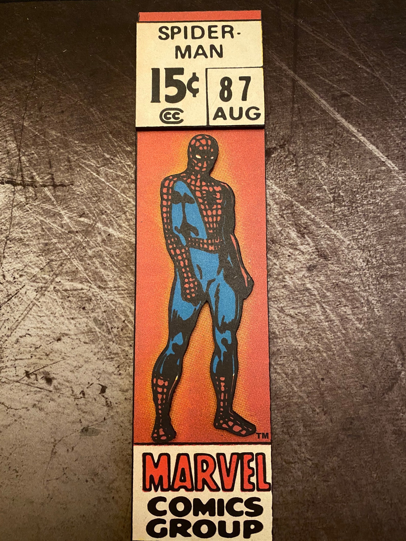 Comic Book Art: Amazing Spider-man 87 Corner Box - Etsy