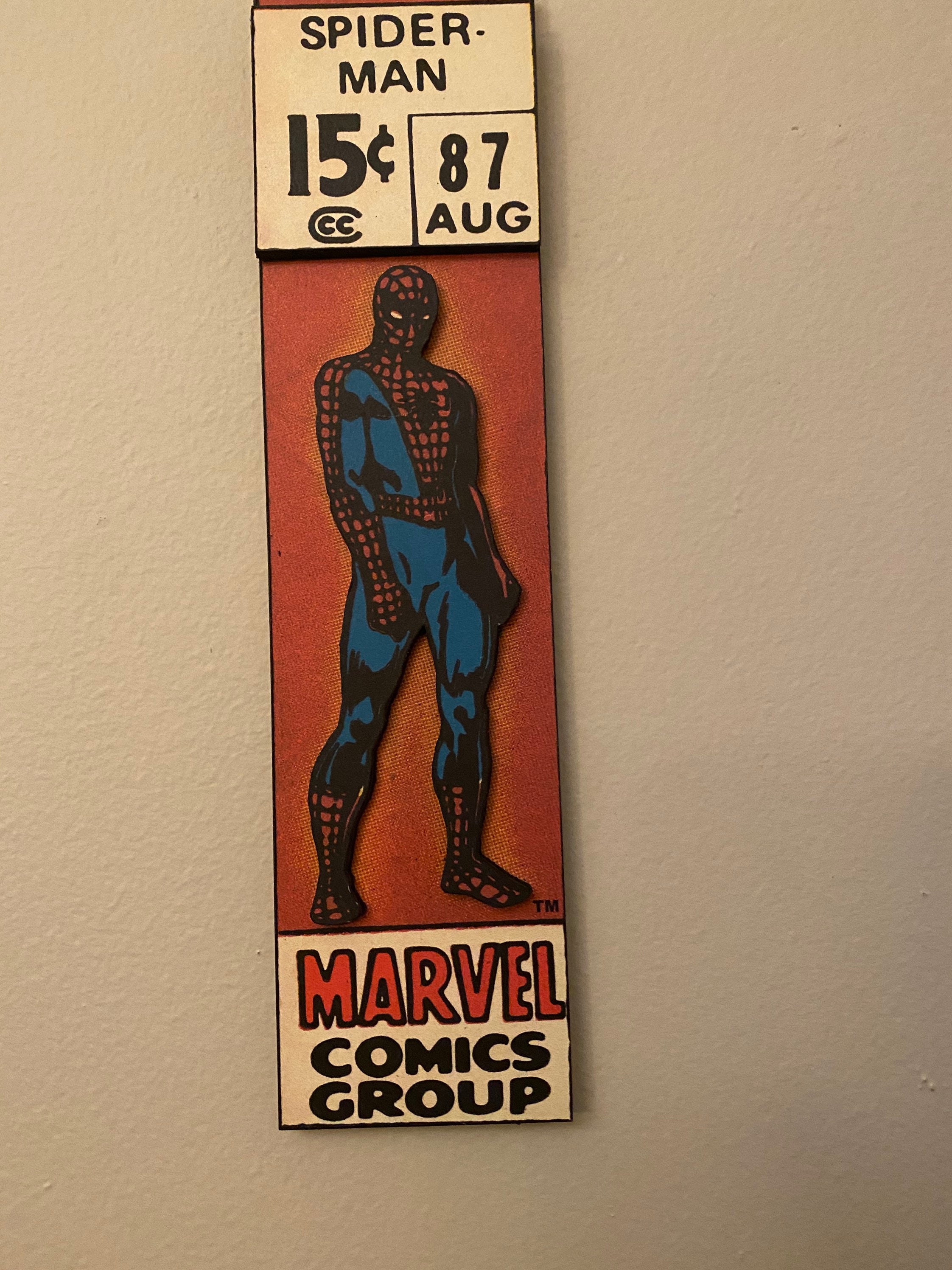 Comic Book Art: Amazing Spider-man 87 Corner Box | Etsy