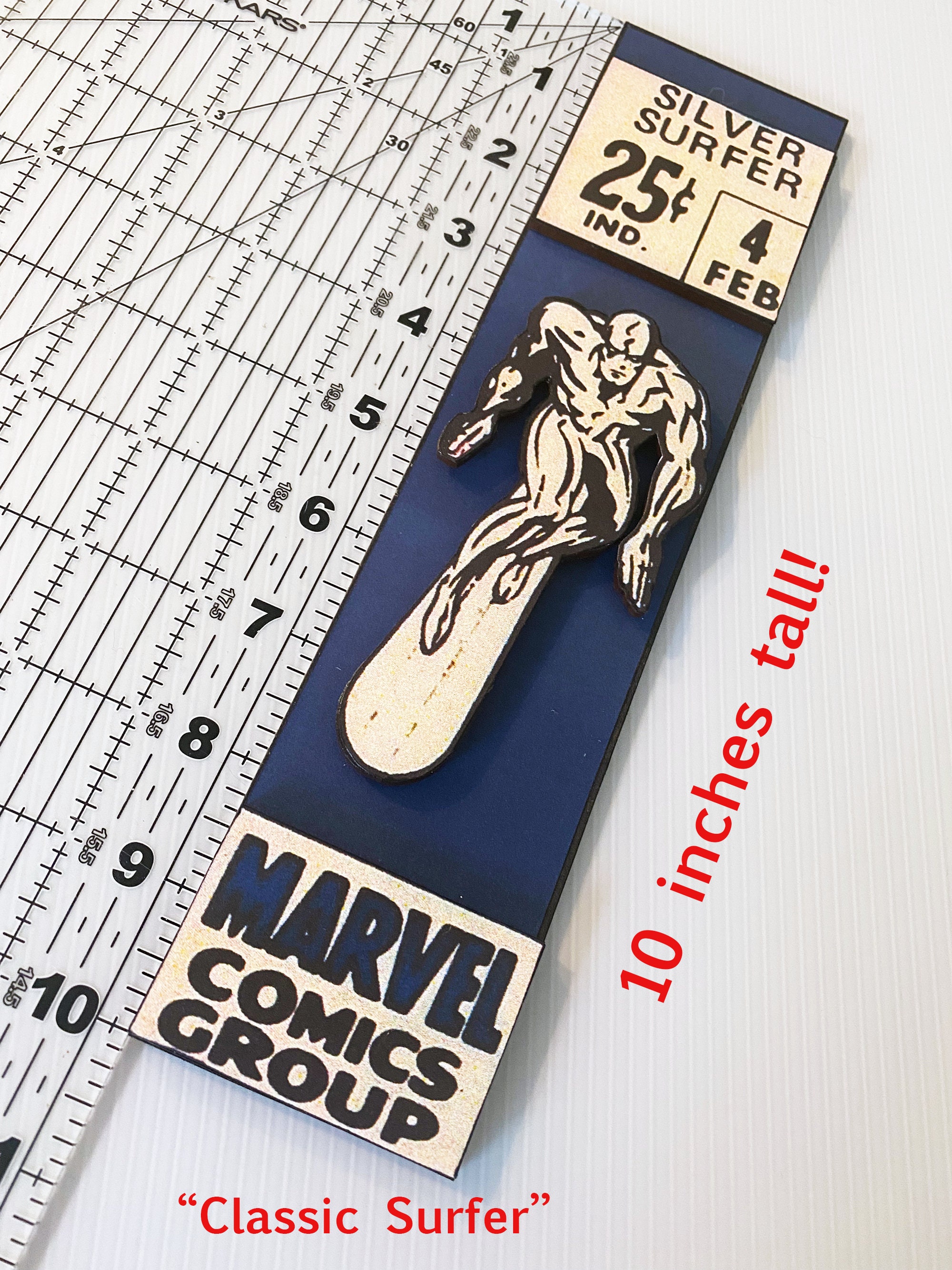 Comic Book Art: Silver Surfer Corner Box - Etsy