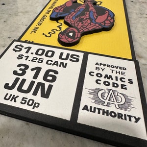 Comic Book Art: Amazing Spider-man #316 Corner Box Venom - Etsy