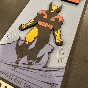 Comic Book Art: X-men #268 Corner Box Featuring Wolverine - Etsy