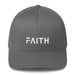 Faith Christian Fitted Flexfit Twill Baseball Hat | Christian Hats ...