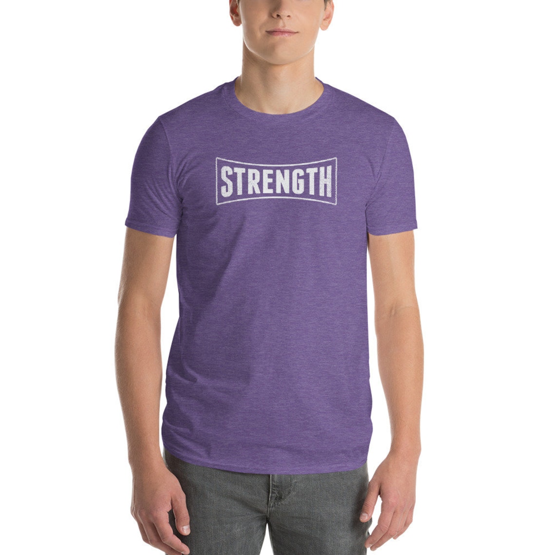 Men's Strength T-shirt | Mens Workout Shirt | Inspirational Gift ...
