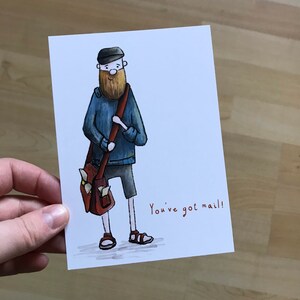 You’ve Got MAIL Postcard - by Catherine Redgate - POSTMAN Postie ...