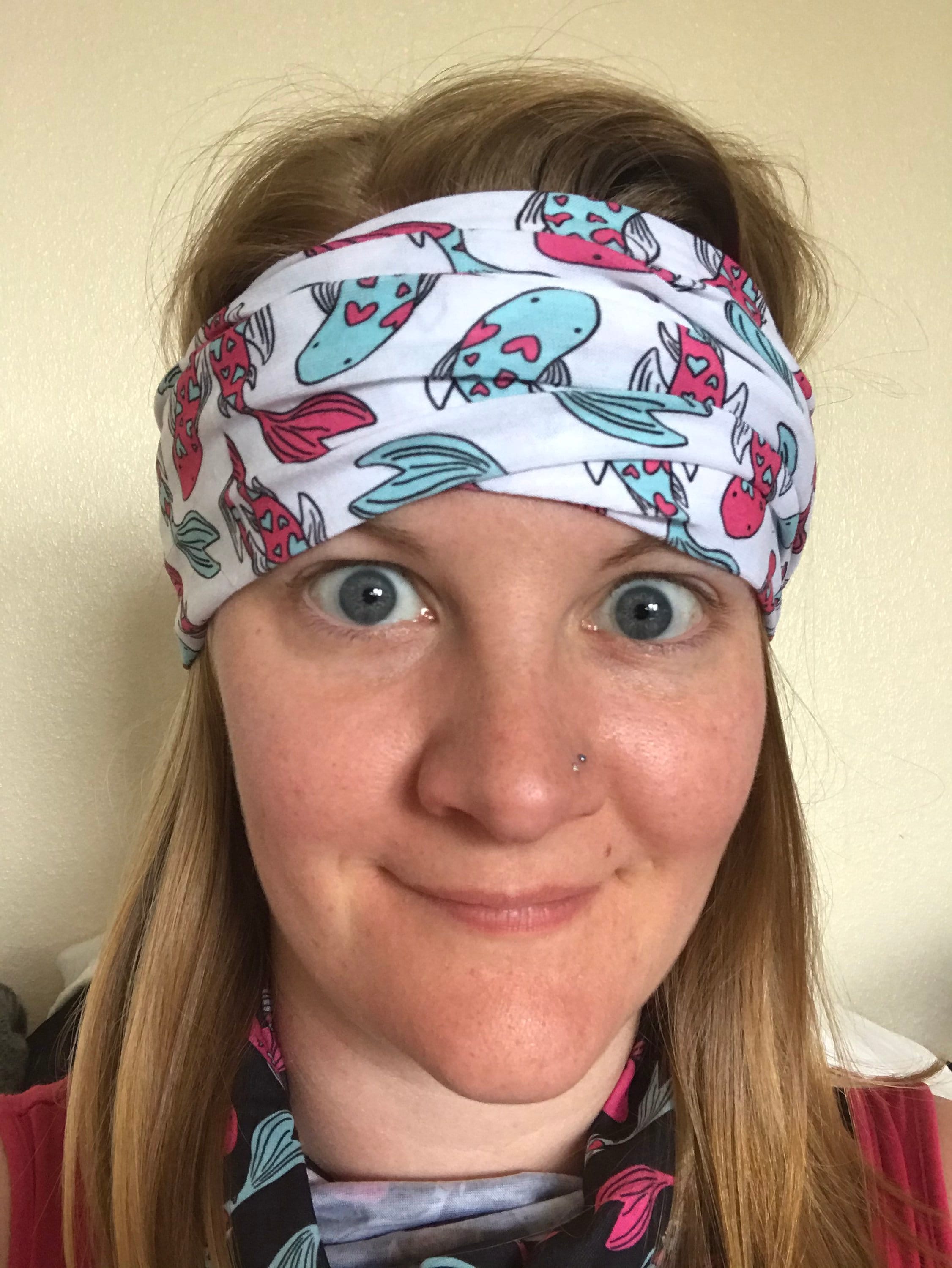 KOI LOVE FISH Headwear Outdoor Hairband Headband Headgear - Etsy UK