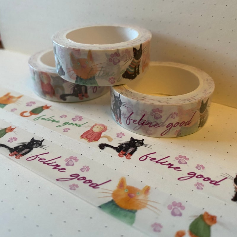 Cat Washi Tape - Etsy