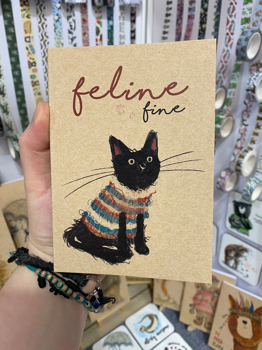 BLACK Jumper CAT A6 ECO Jotter Artist Sketchpad Notebook Plain Stocking ...