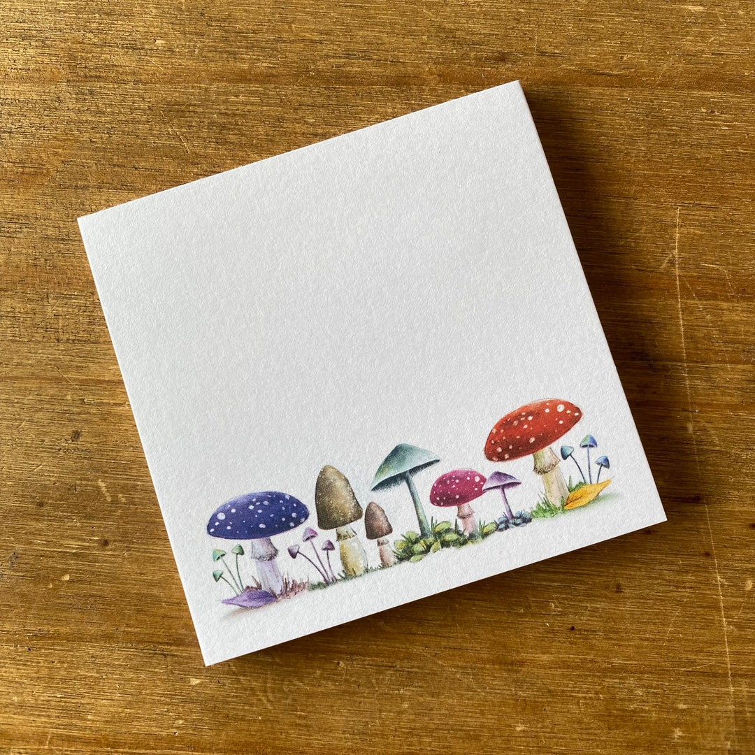 Fantastic FUNGI MUSHROOM Memo Pad Notepad Notes Catherine Redgate ...