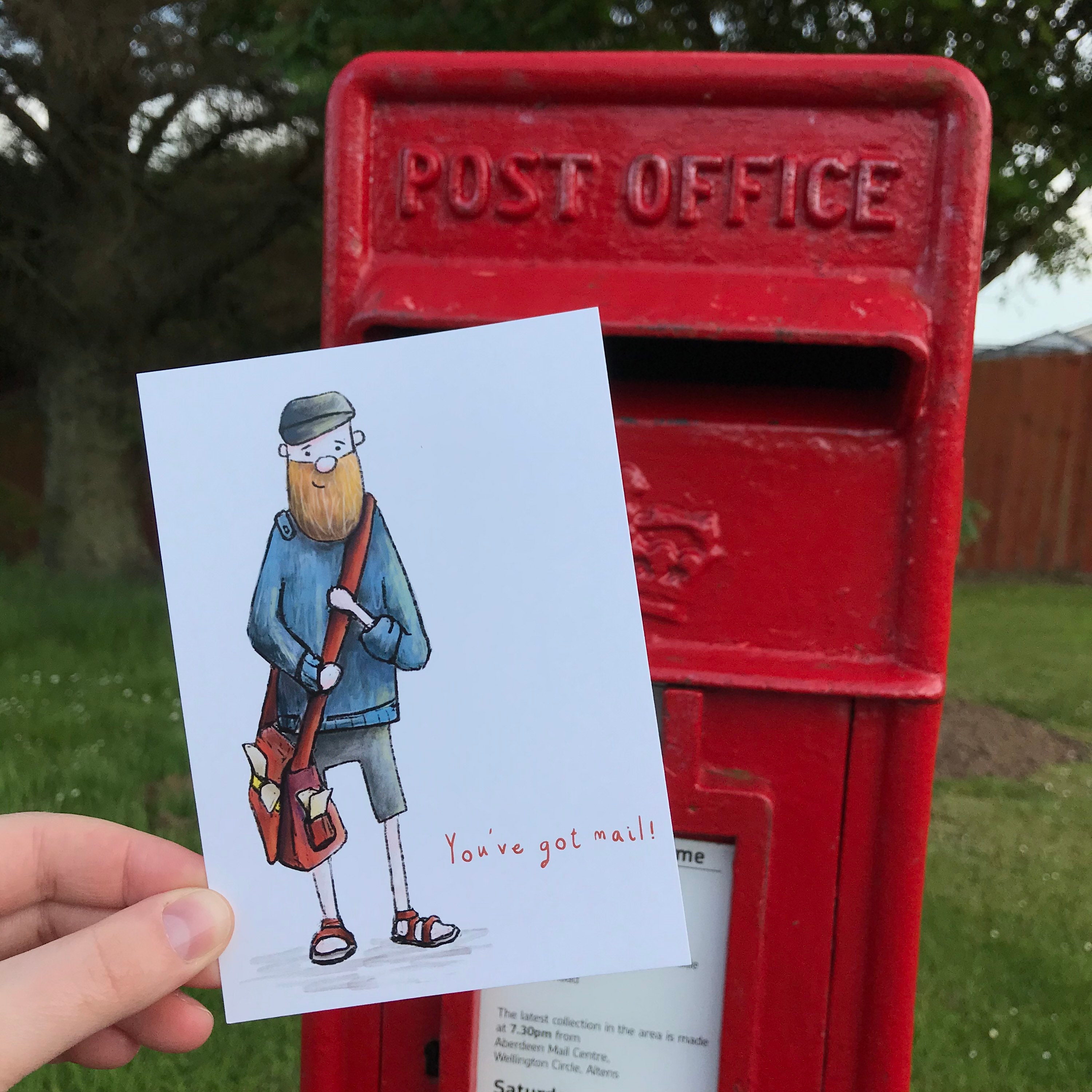 You’ve Got MAIL Postcard - by Catherine Redgate - POSTMAN Postie ...