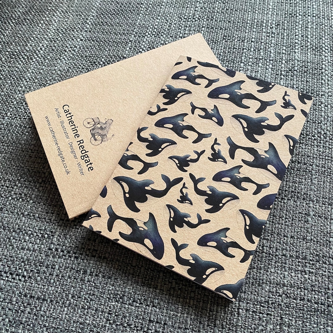 ORCA A6 ECO Jotter Artist Sketchpad Notebook Plain Inside Catherine ...
