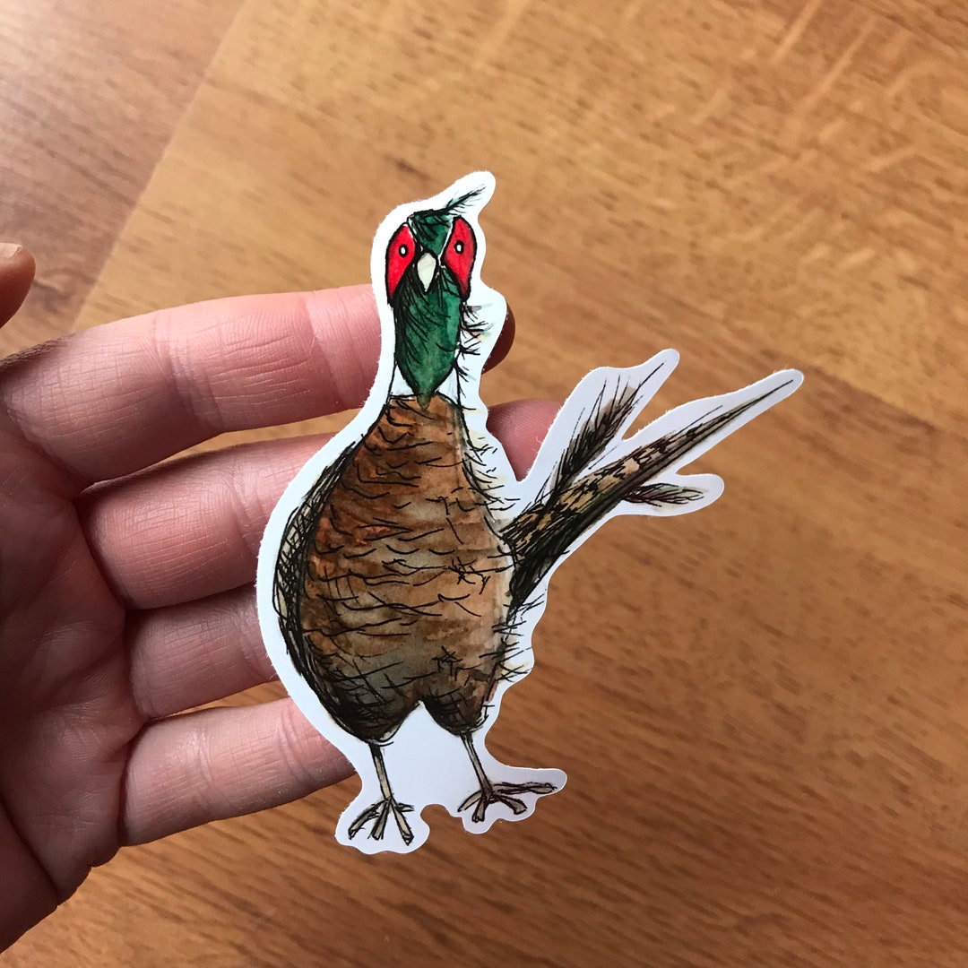 SCOTTISH PHEASANT Sticker - Illustration Catherine Redgate Paper Bujo ...