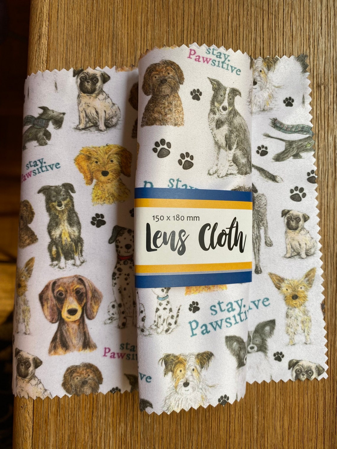 STAY PAWSITIVE Dog Lens / Screen Wipe CLOTH Spectacles Glasses - Etsy