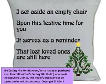 Empty Chair Poem | Etsy