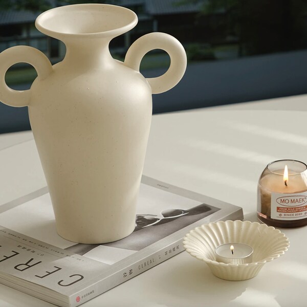 Double Handle Vase - Etsy