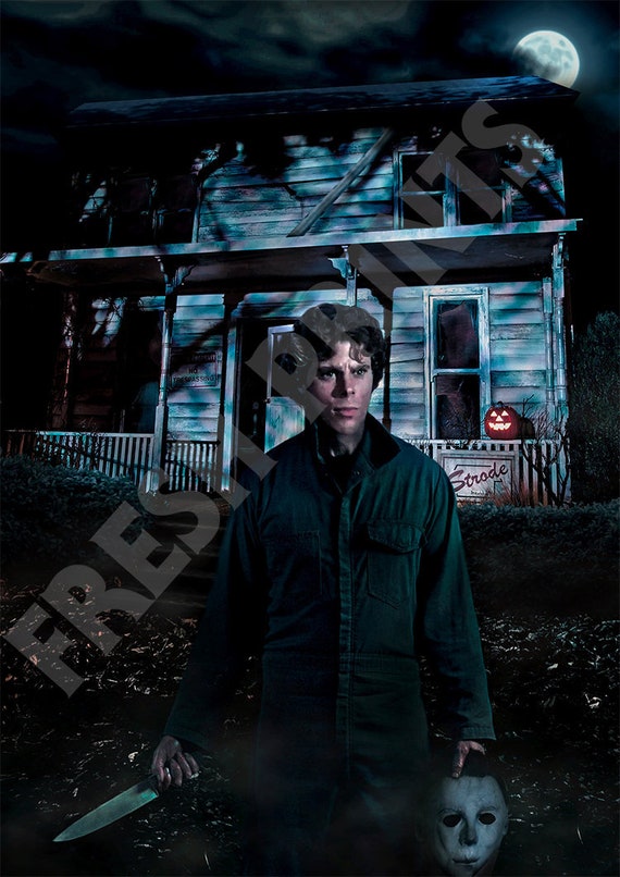 Halloween Michael Myers Unmasked Poster Print | Etsy Halloween Michael Myers Unmasked Poster Print | Etsy