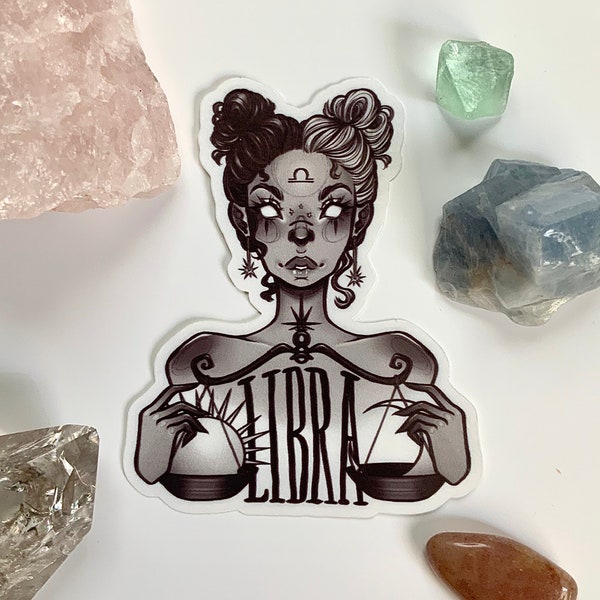 Libra Sticker - Etsy
