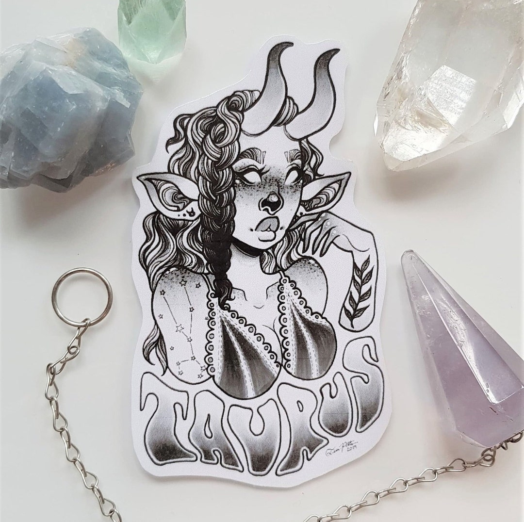 Taurus Sticker - Etsy
