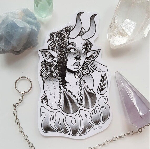 Taurus Sticker - Etsy