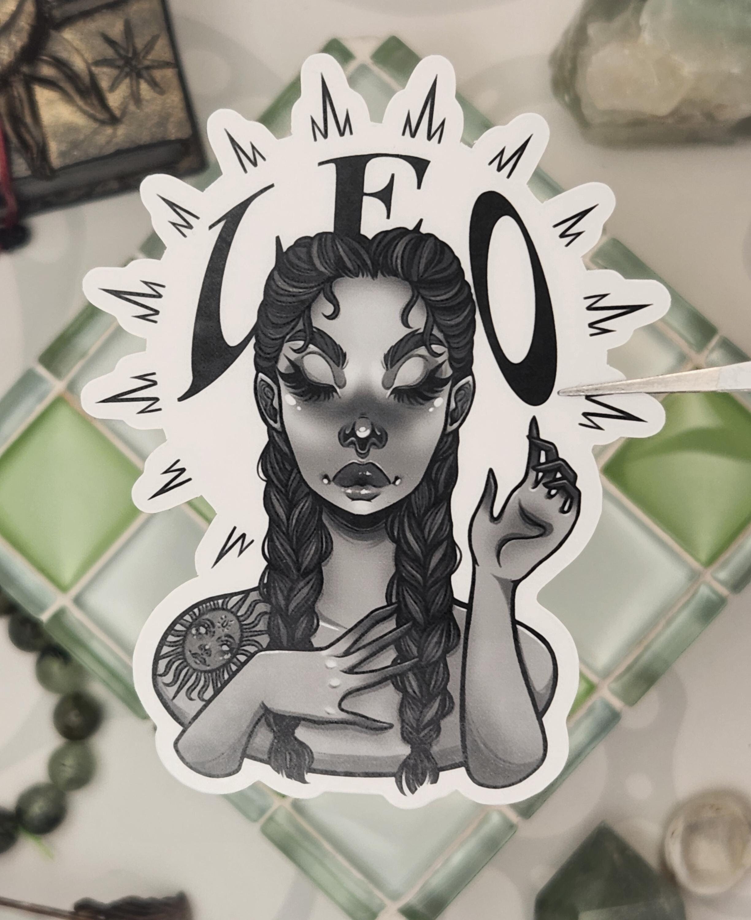 Leo Sticker - Etsy