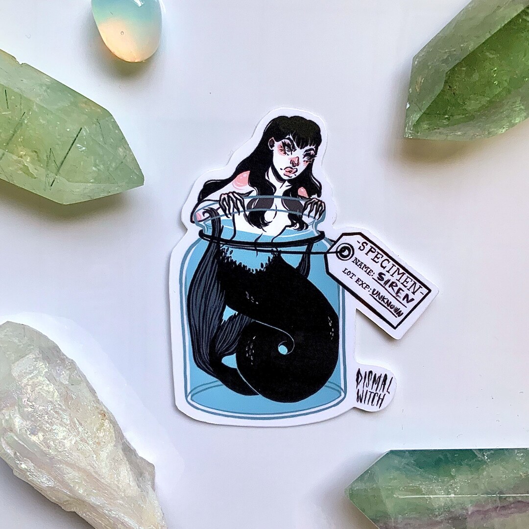 Siren Sticker - Etsy