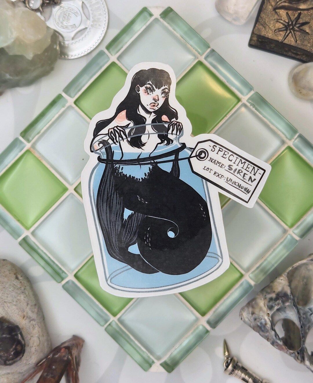 Siren Sticker - Etsy