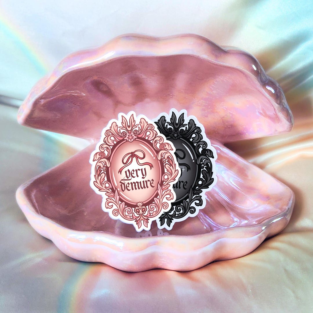 Demure Sticker - Etsy