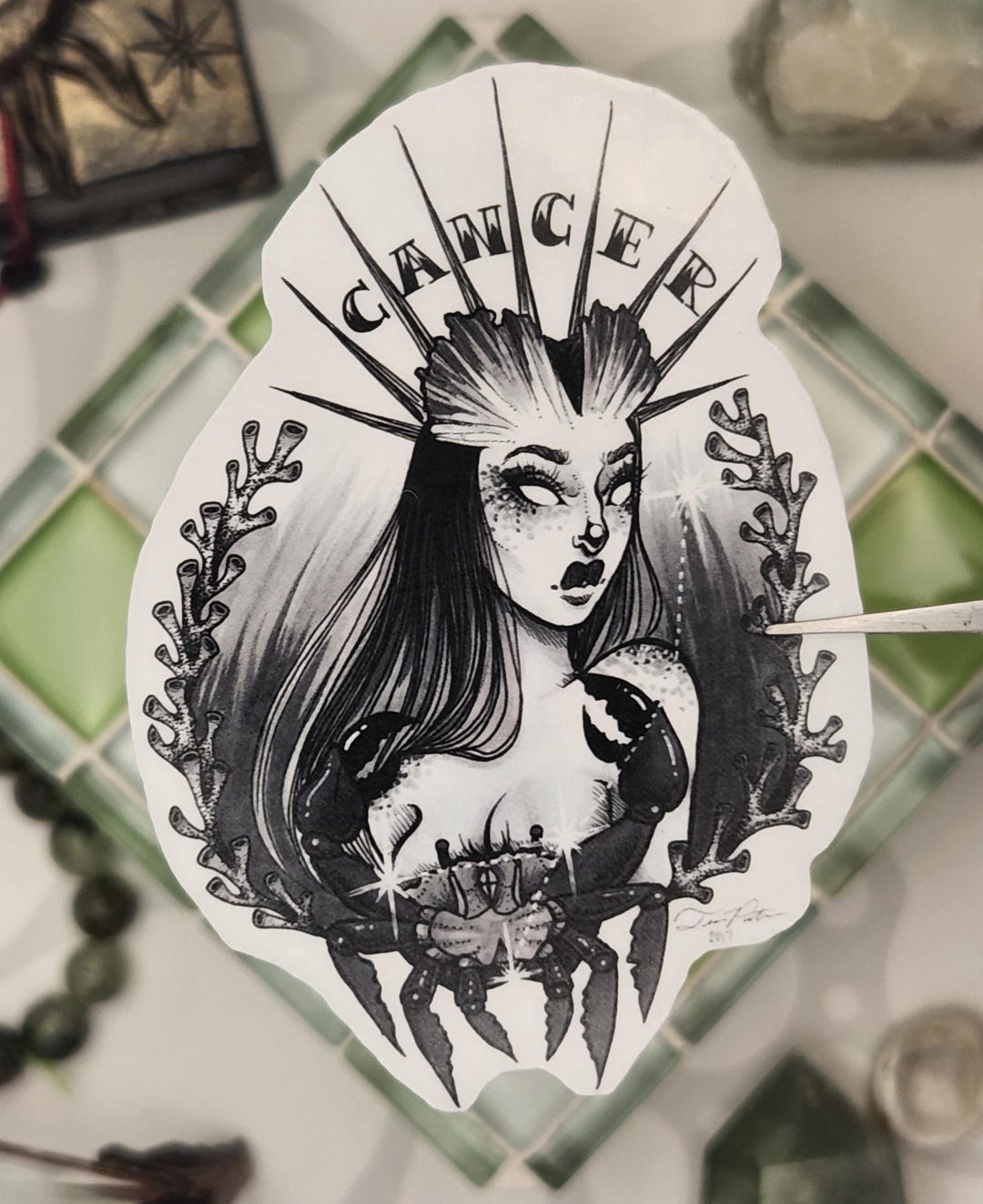 Cancer Sticker - Etsy