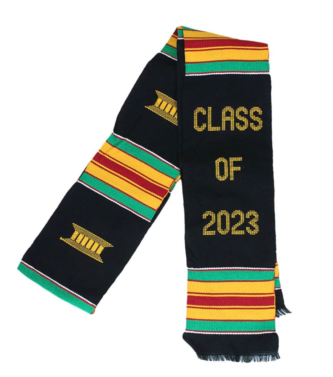 Graduation Shawl / Class of 2023 Authentic Kente Stole E Collections ...