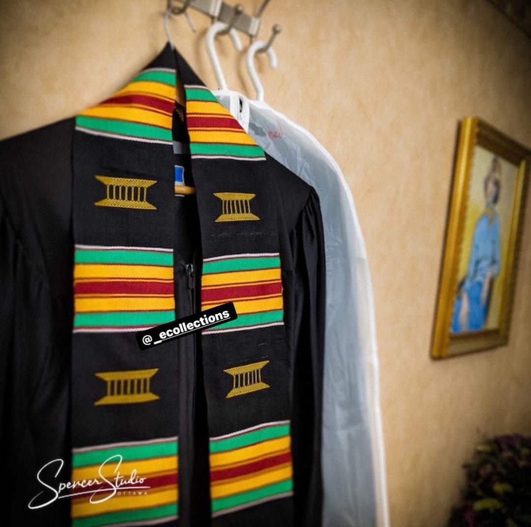 Plain Kente Shawl / Authentic Kente Stole | Ideal for Choirs, Ushers ...