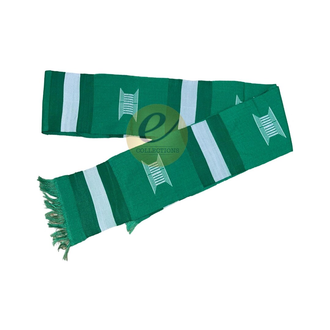 Nigerian /nigeria Inspired / Plain Woven Shawl/ Stole | Authentic Kente ...