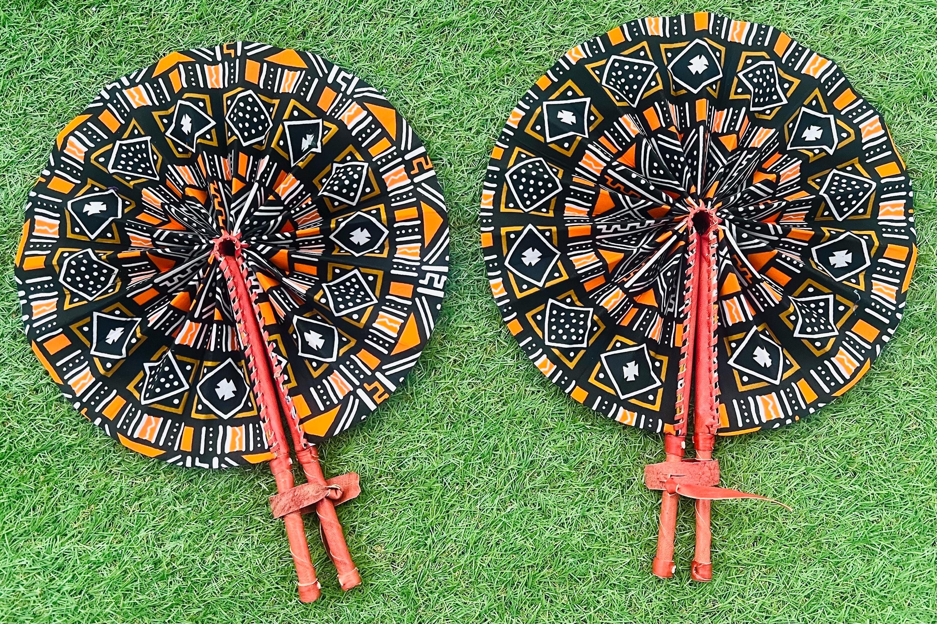 Ankara Print Hand Fan: African Print Accents - Etsy