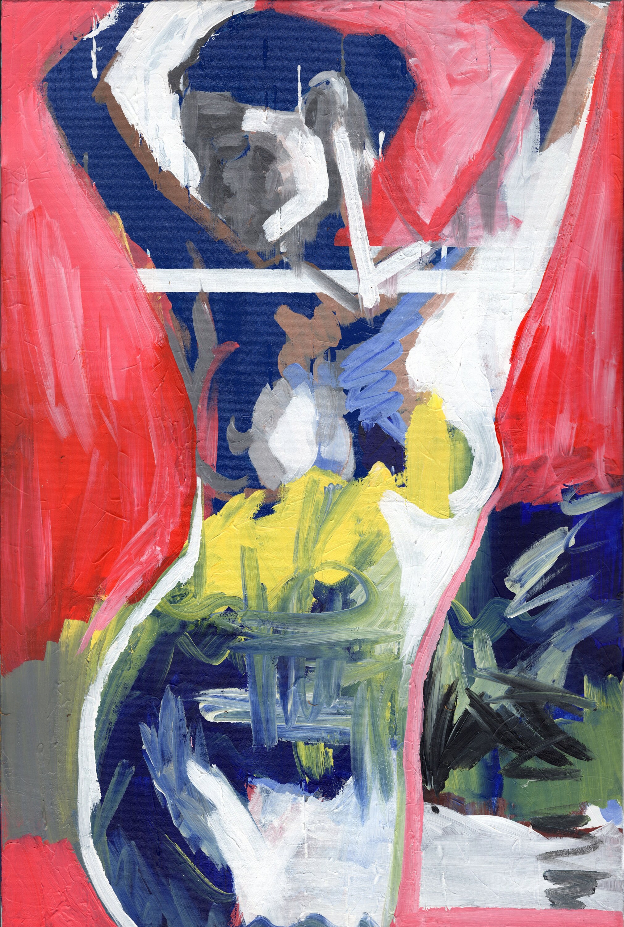 Modern Figure Painting Contemporary Living Room Wall Art Home | Etsy