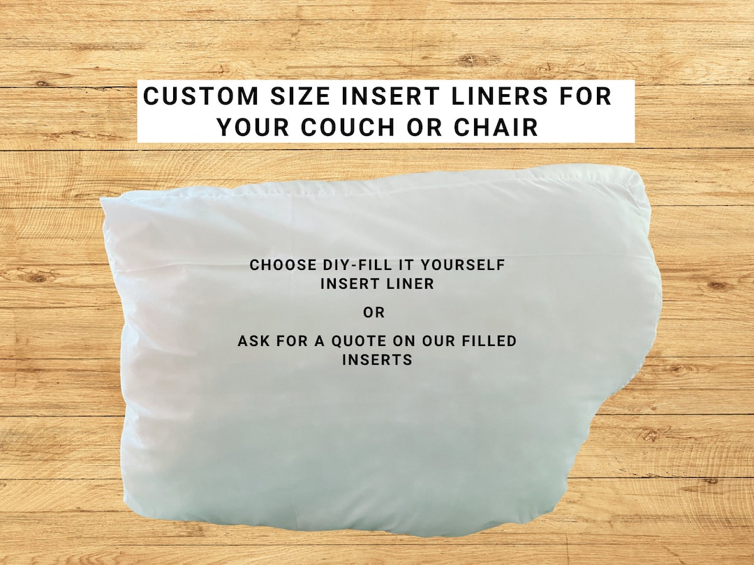 Replacement Inserts Liners for Your Couch or Chair, Custom Size, Boxed ...