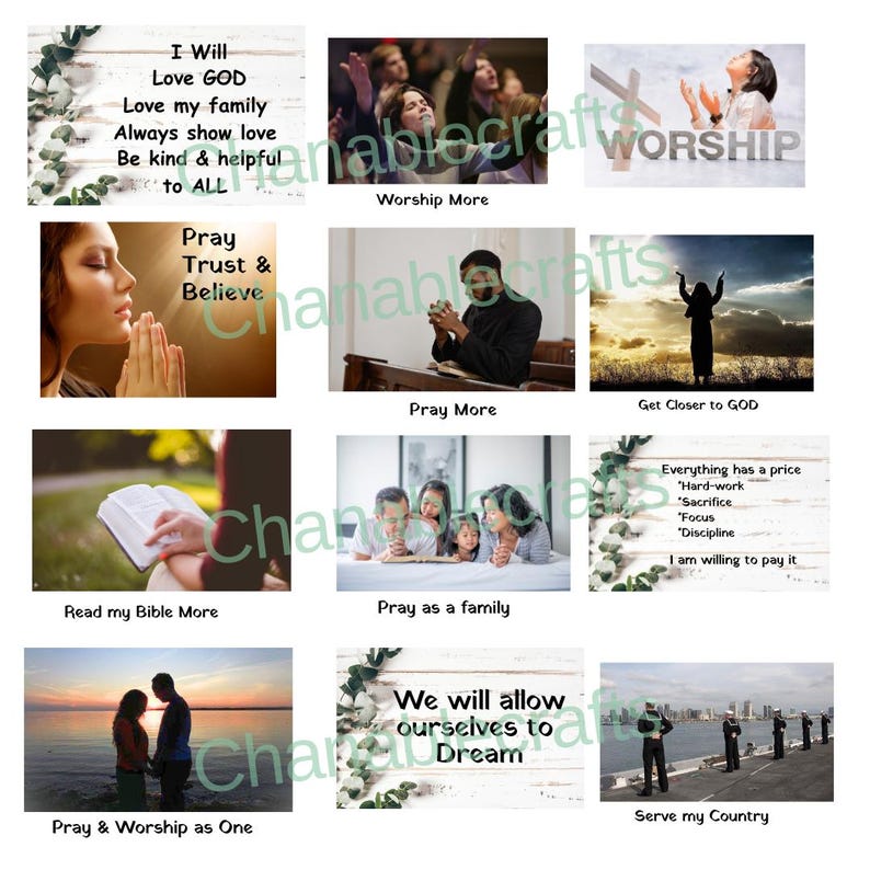 Vision Board Printables and Affirmations for 2025 and Beyond - Etsy