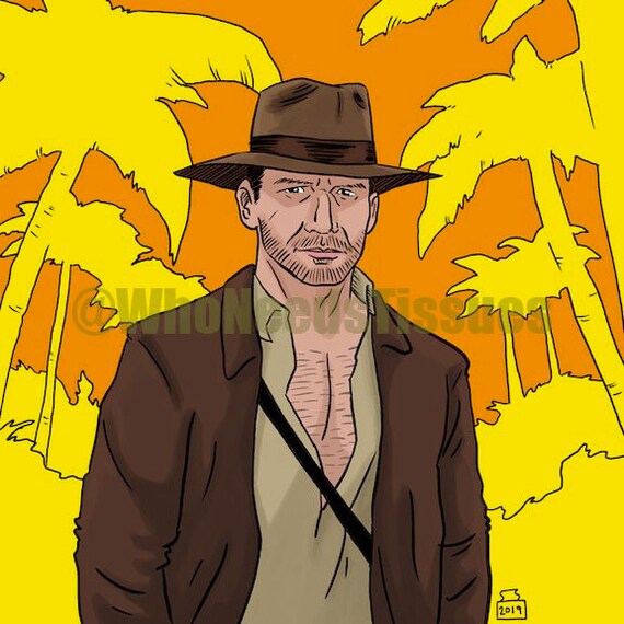 Harrison Ford Temple Of Doom Ripped