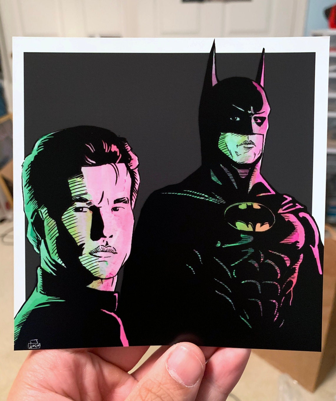 Batman Forever Art Print Val Kilmer Bruce Wayne - Etsy