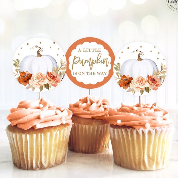 Fall Cupcake Toppers - Etsy