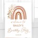 Boho Rainbow Birthday Welcome Sign Printable Welcome Sign - Etsy