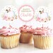 Editable ANY AGE Birthday Cupcake Topper Template, Printable Pumpkin ...