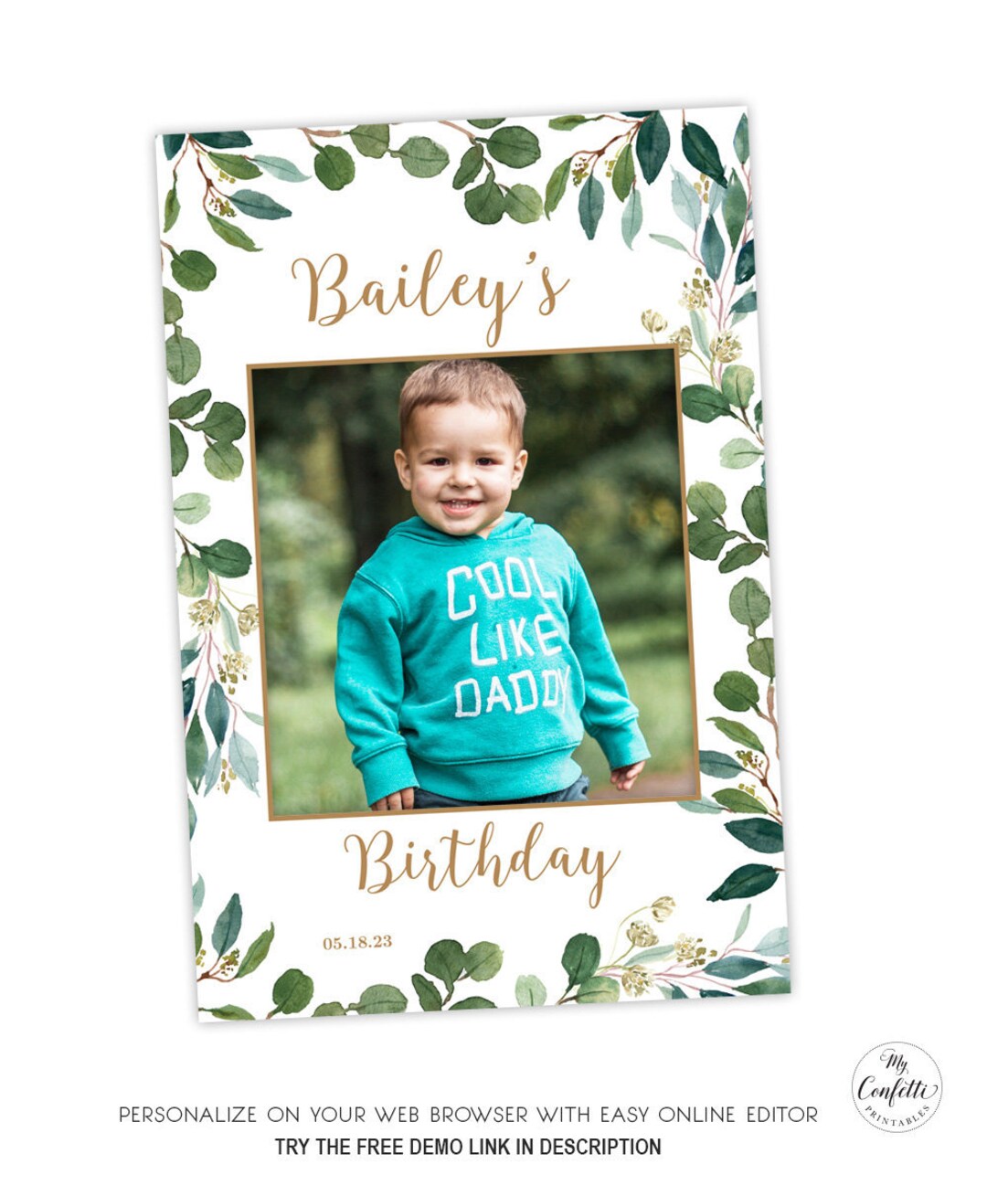 EDITABLE Photo Prop Frame Sign Template, Printable Photo Prop Frame ...