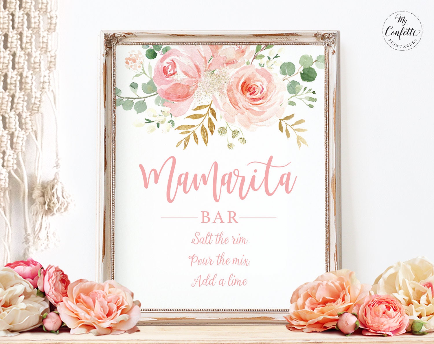 Baby Shower Mamarita Bar Sign Printable Baby Shower Mamarita - Etsy